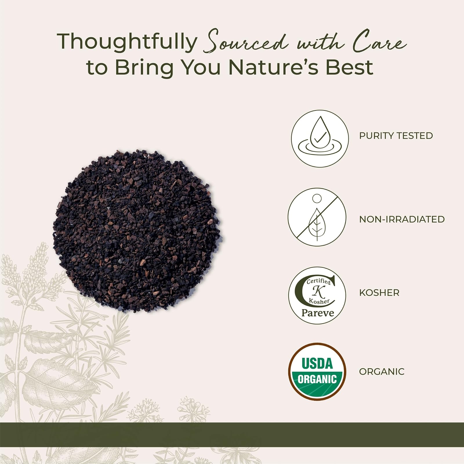 Starwest Botanicals black walnut pouch