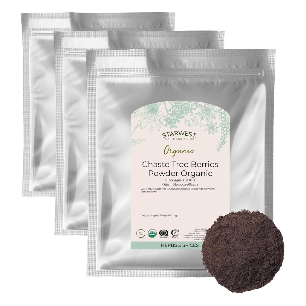 Starwest Botanicals chaste tree berries powder