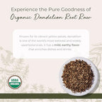 Starwest Botanicals dandelion root benefits