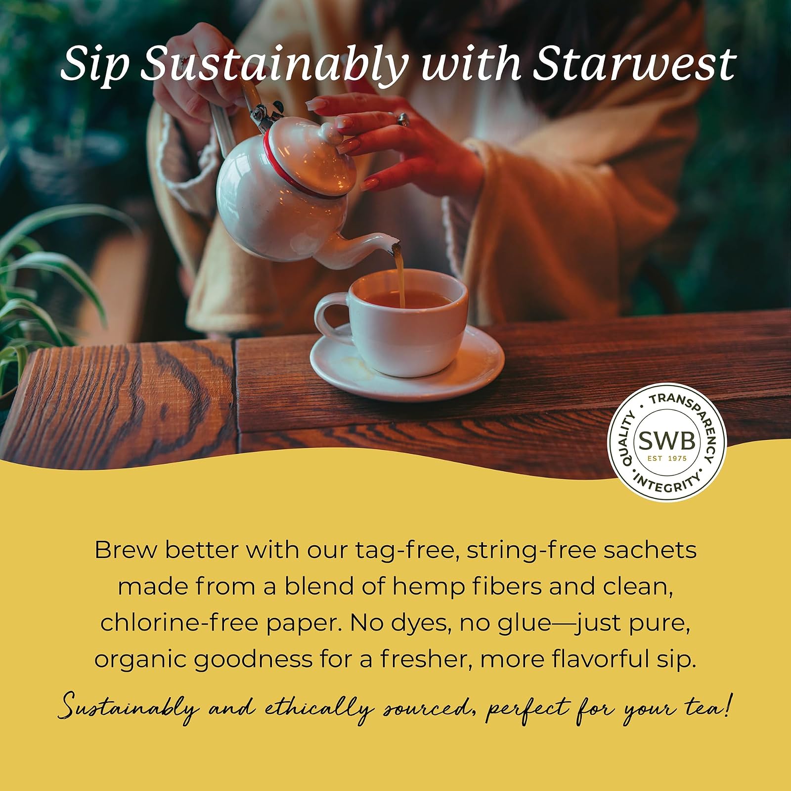 Starwest Botanicals dandelion tea