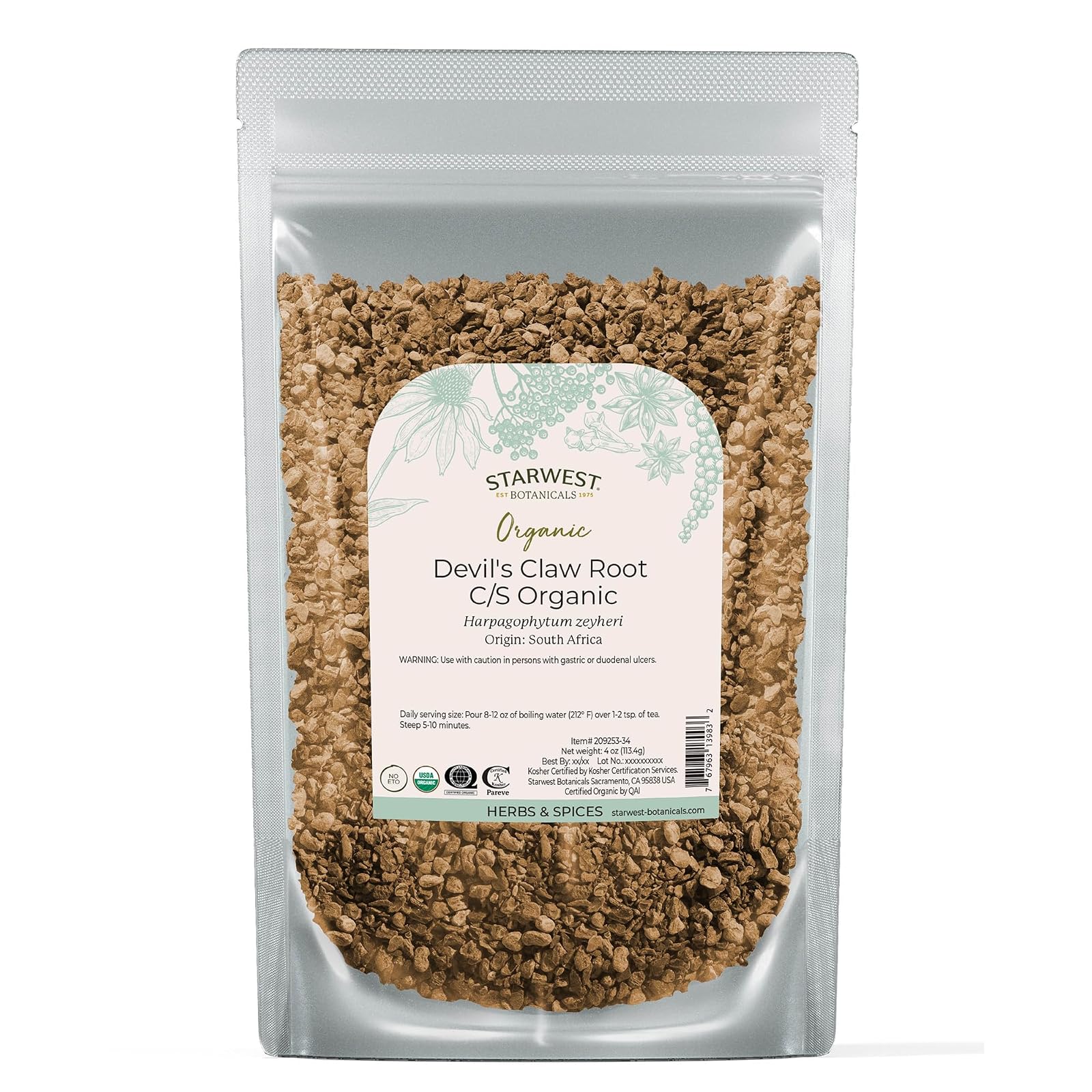 Starwest Botanicals Devil's Claw Root benefits