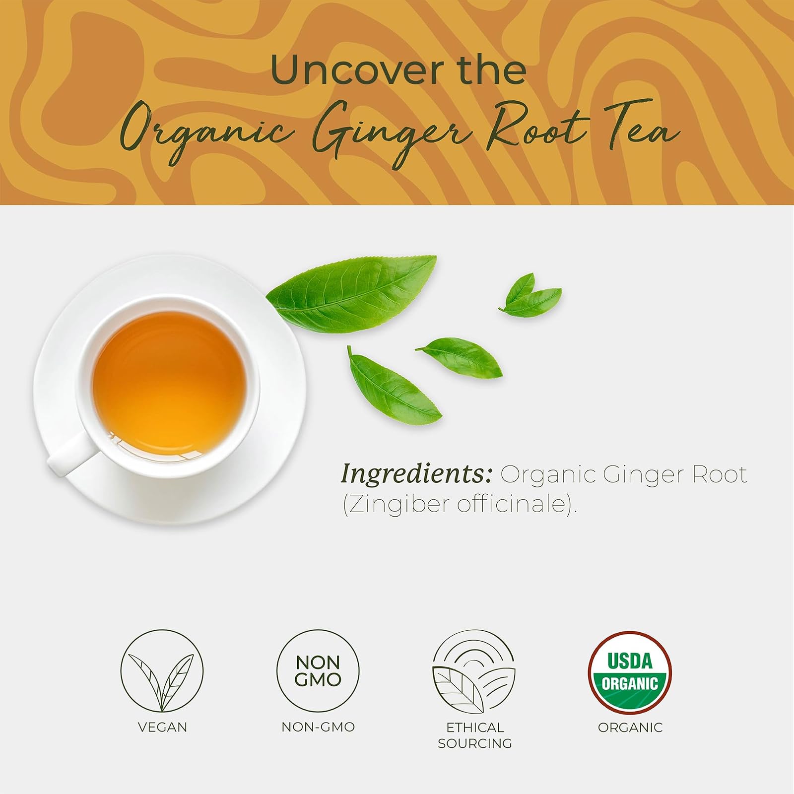 Starwest Botanicals ginger tea