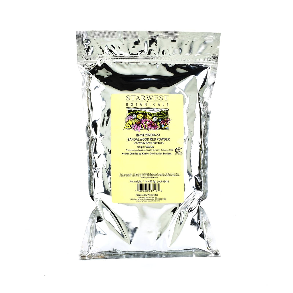 Starwest Botanicals red sandalwood powder benefits