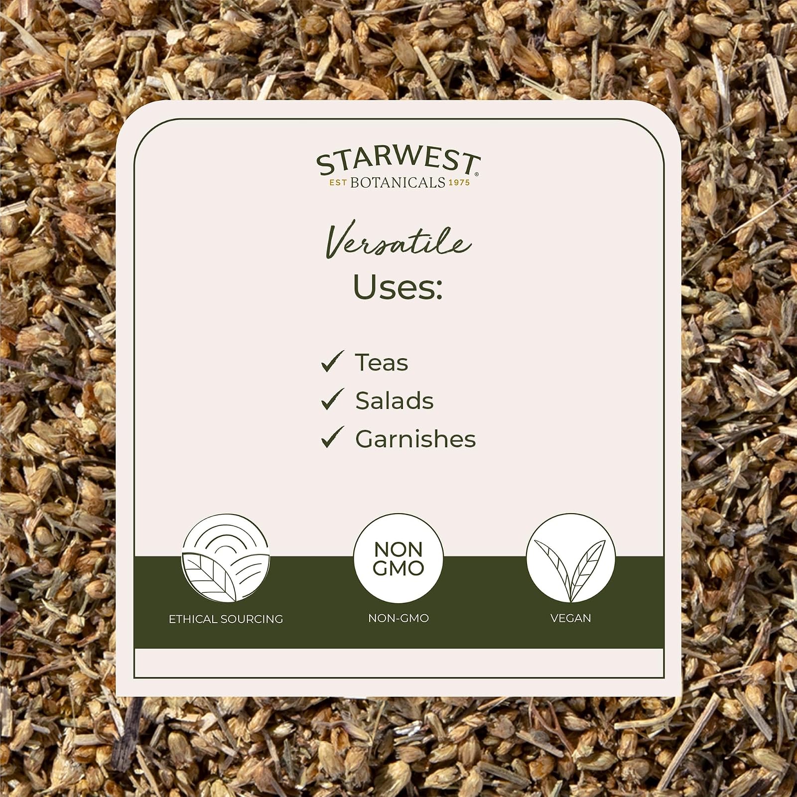 Starwest Botanicals yarrow flowers infusion