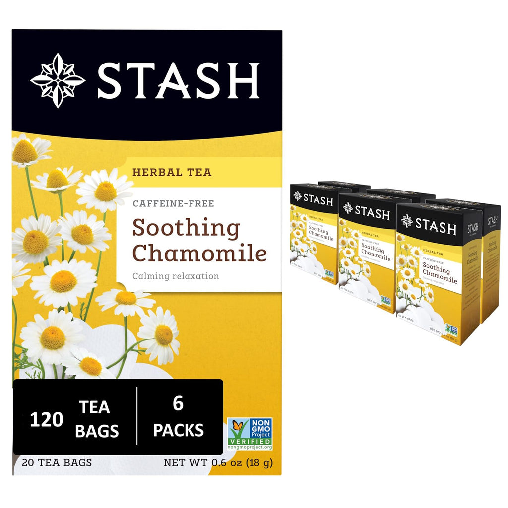 Stash Tea chamomile herbal tea bags