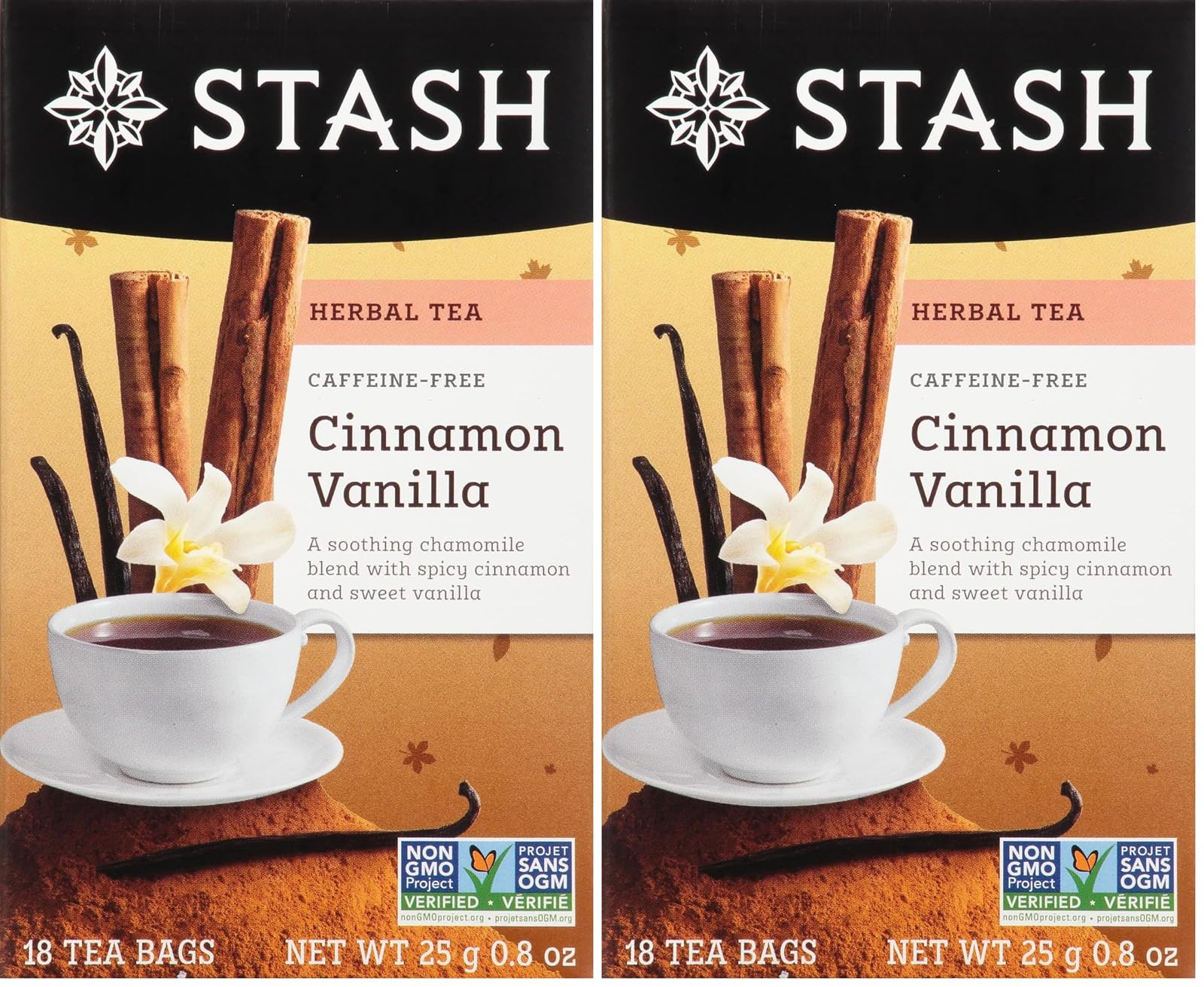 Stash Tea Cinnamon Vanilla herbal tea bags