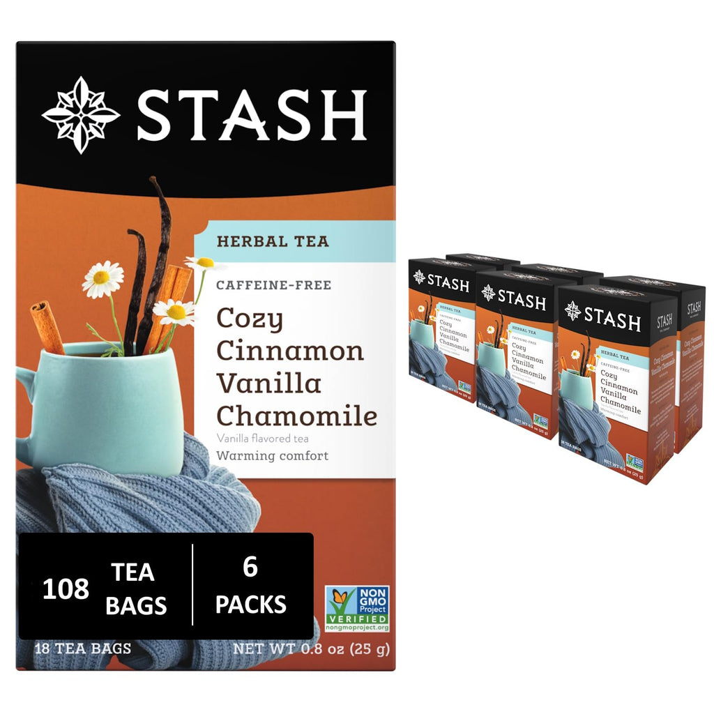 Stash Tea Cozy Cinnamon Vanilla herbal tea