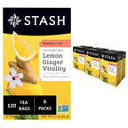 Stash Tea lemon ginger herbal tea bags