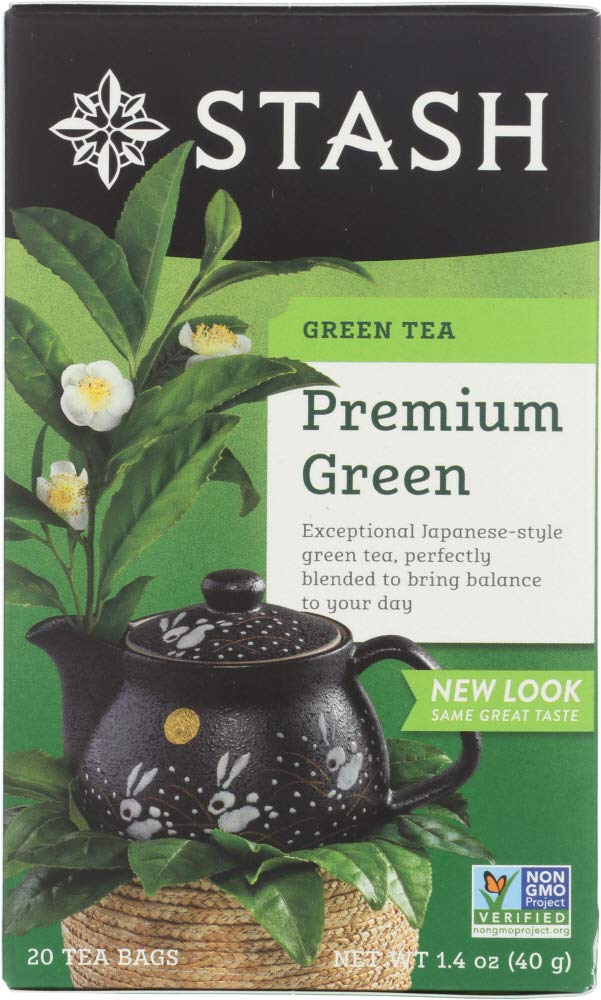 Stash Tea premium green tea leaves