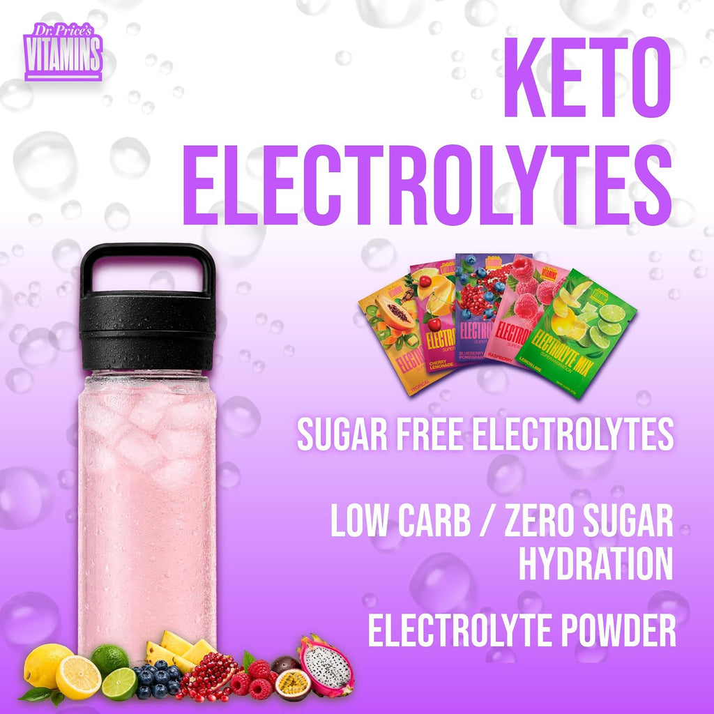 stay hydrated with electrolyte powder
