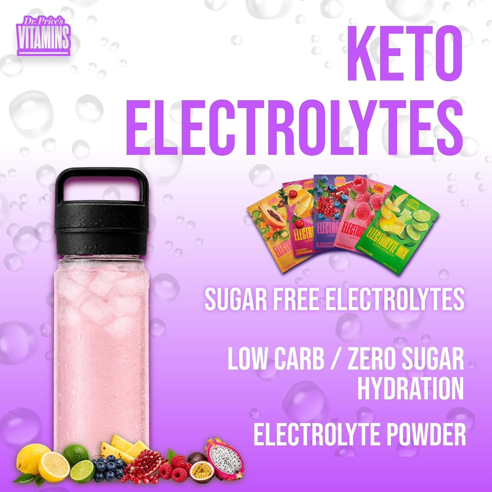 stay hydrated with electrolyte powder