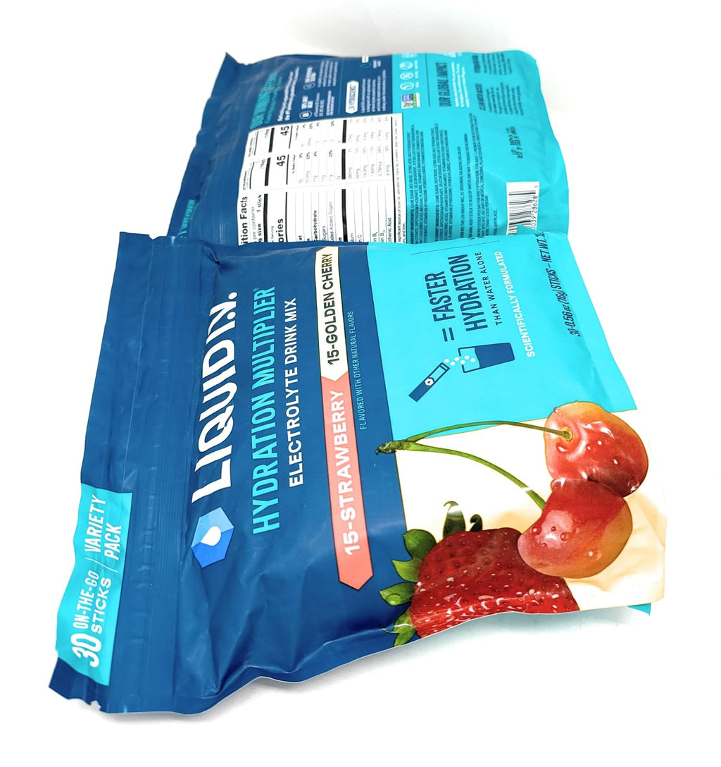 Stay hydrated with Liquid I.V. packs