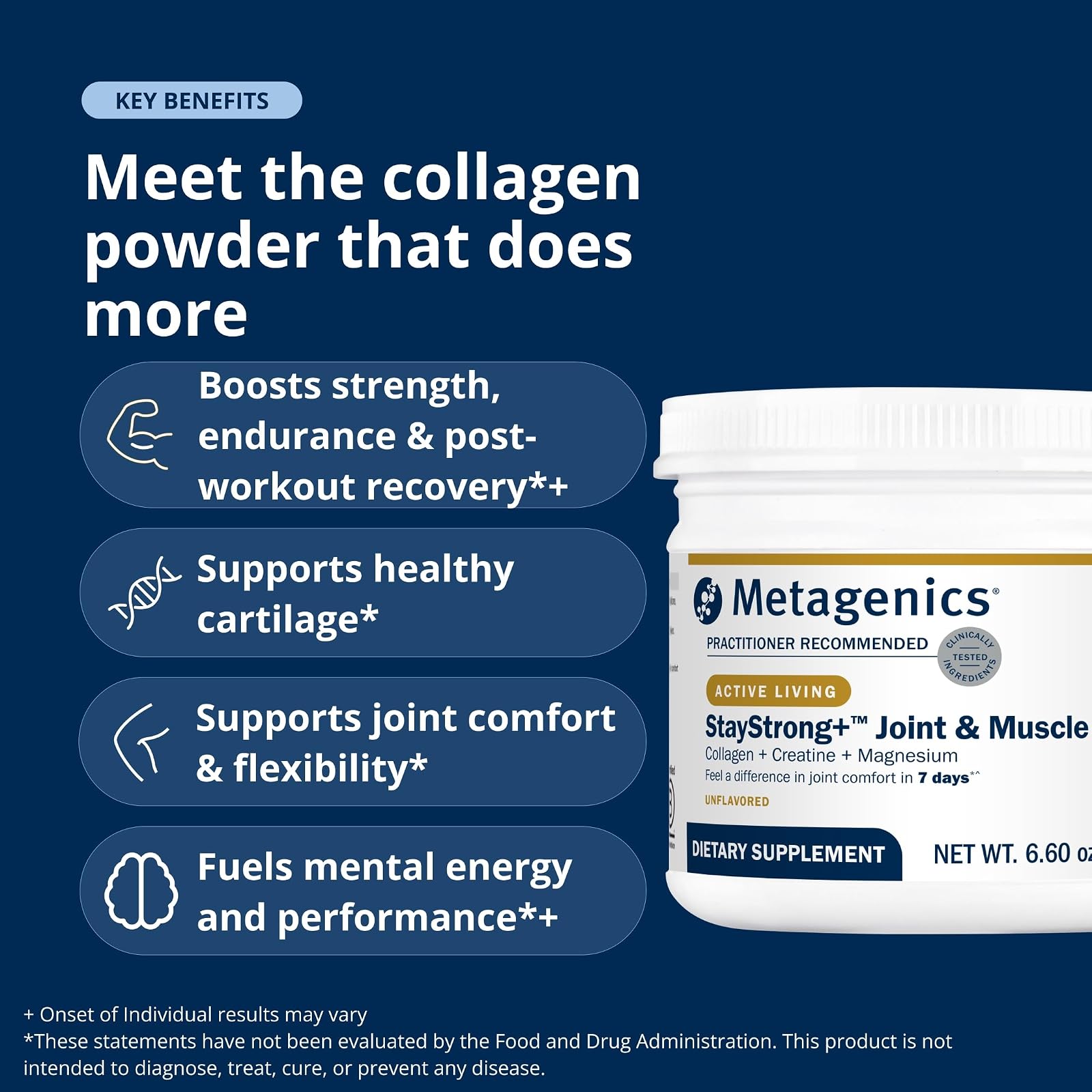 stay strong with Metagenics collagen