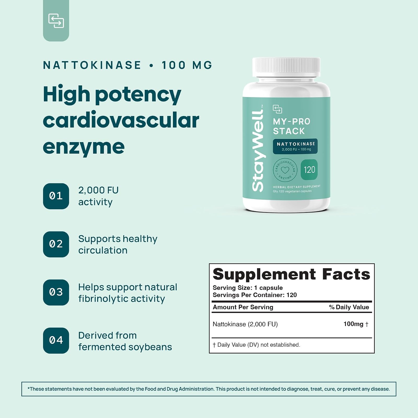 Stay-Well Naturals 2000 FU enzyme formula