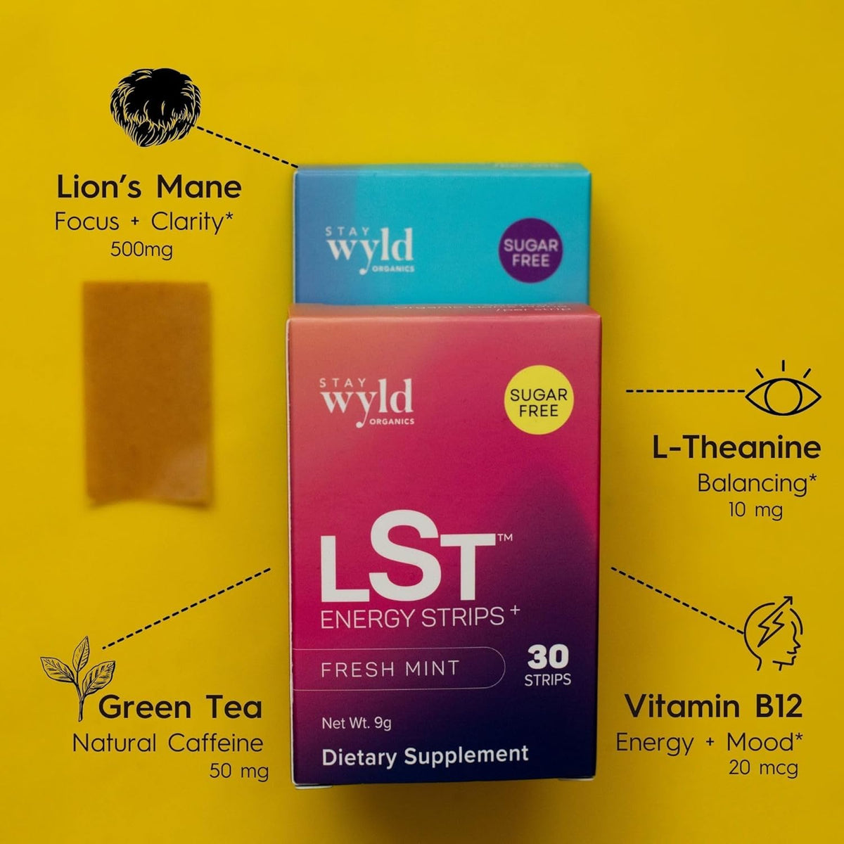 Stay Wyld Organics strips for active lifestyle