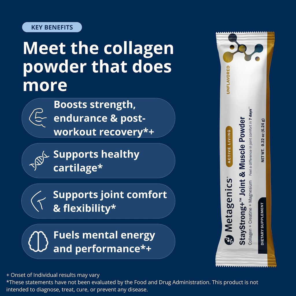 StayStrong+ stick packs for convenience