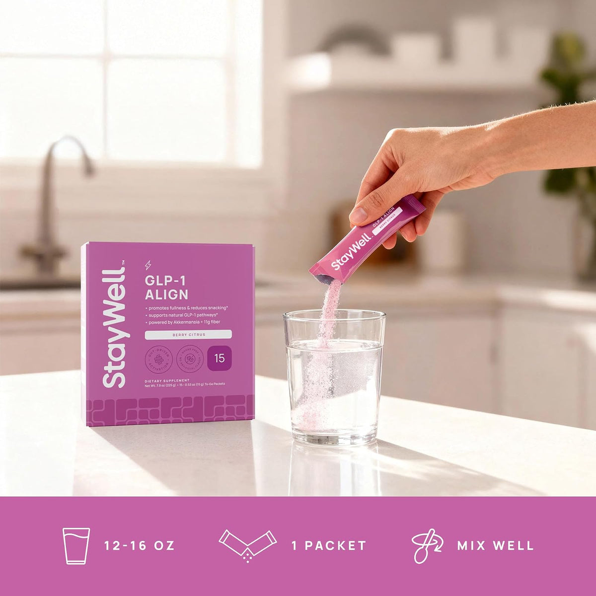 StayWell daily fiber probiotic for wellness