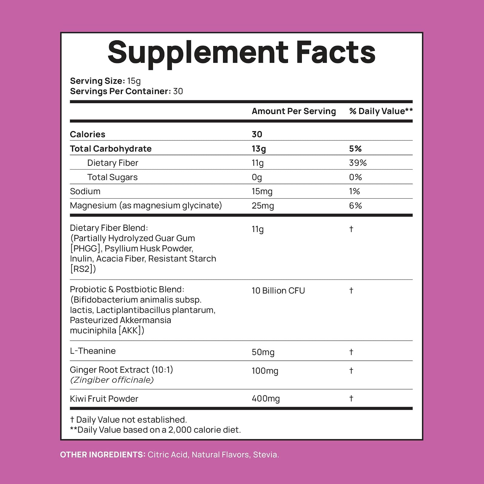 StayWell probiotics with 15 servings
