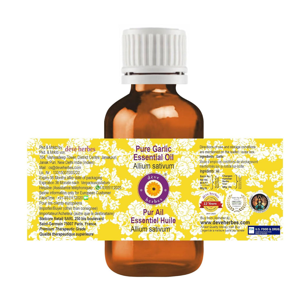 steam distilled garlic oil