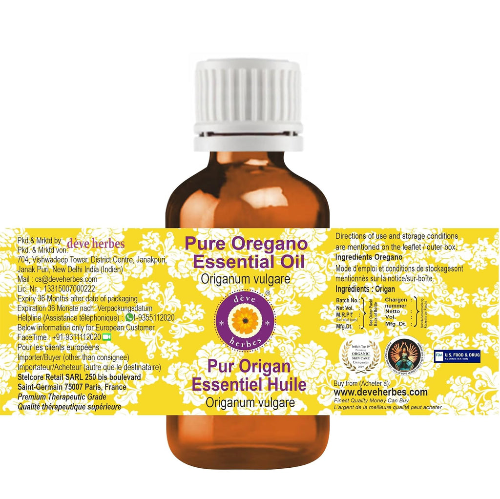 steam distilled oregano essential oil