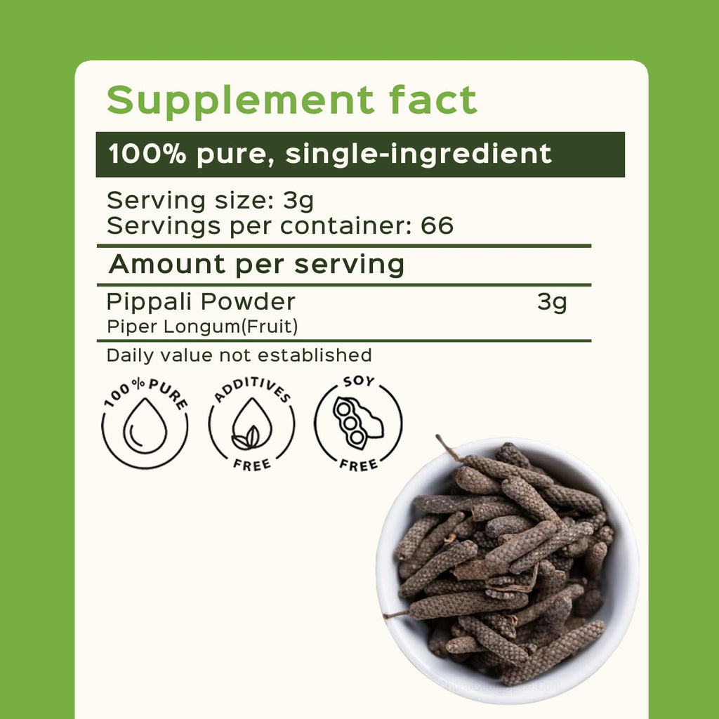 steam treated pippali for enhanced aroma