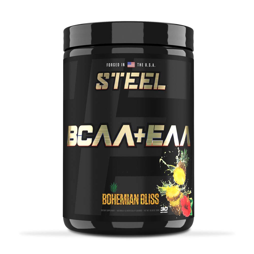 Steel Supplements BCAA EAA powder for muscle recovery