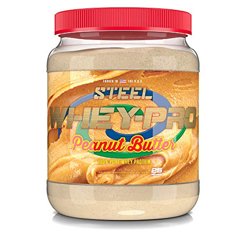 Steel Supplements whey protein powder peanut butter flavour