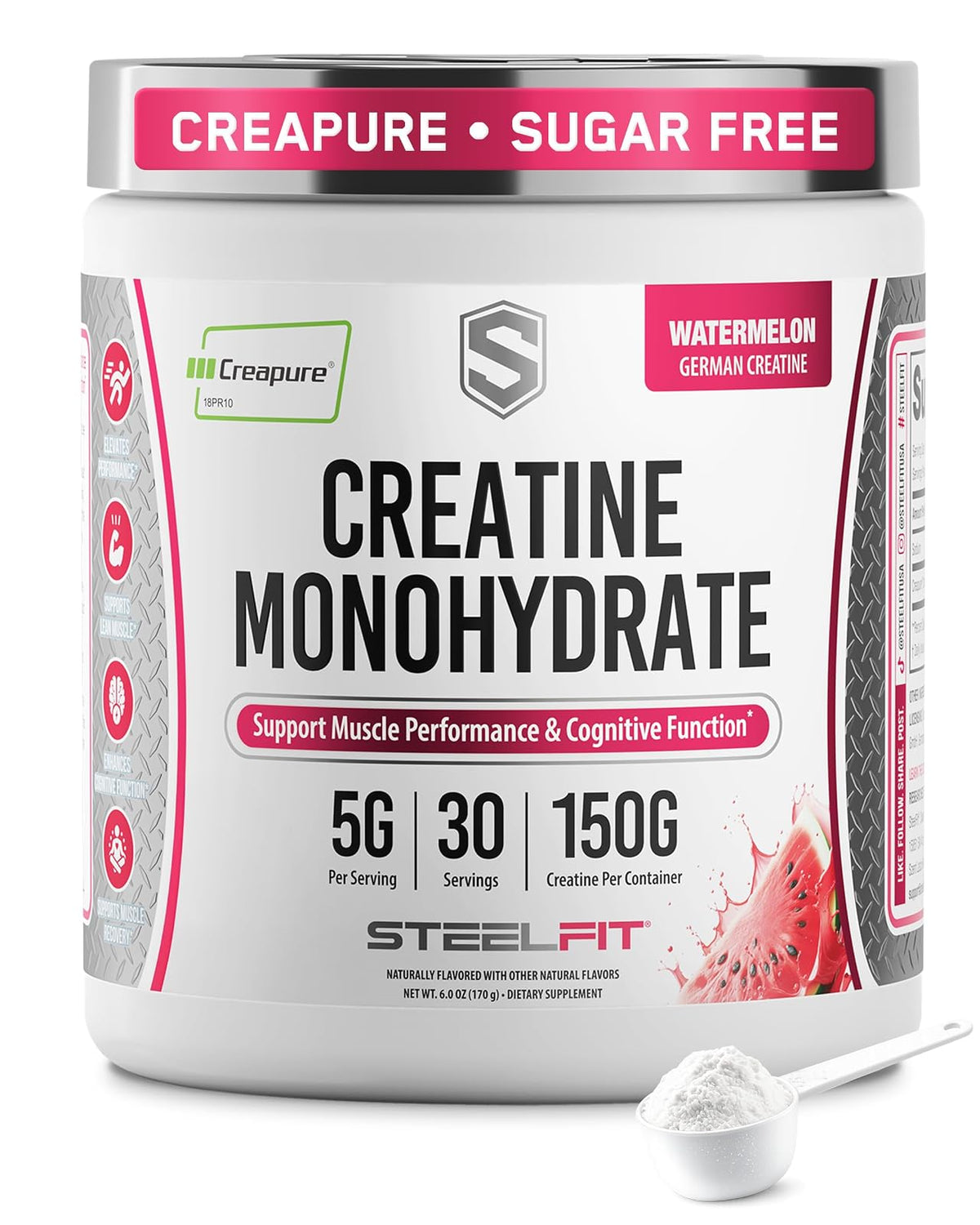 SteelFit creatine monohydrate powder