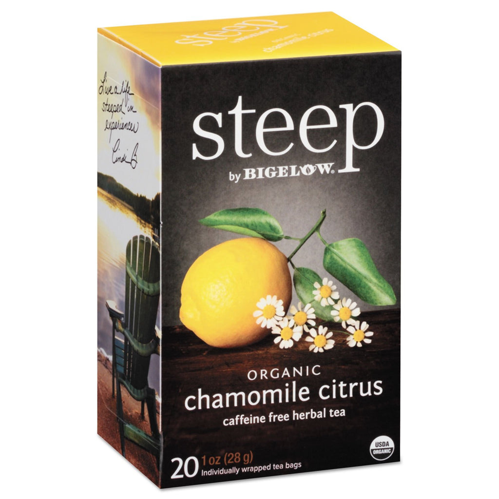 steep organic chamomile citrus tea bags