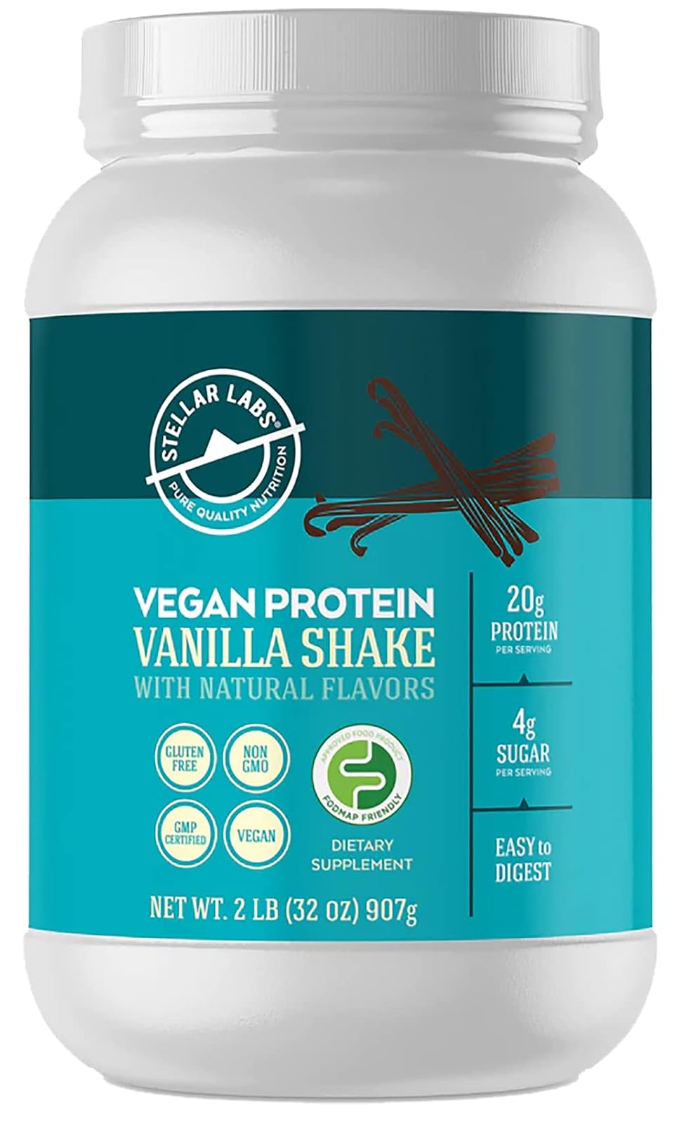 Stellar Labs vegan protein powder