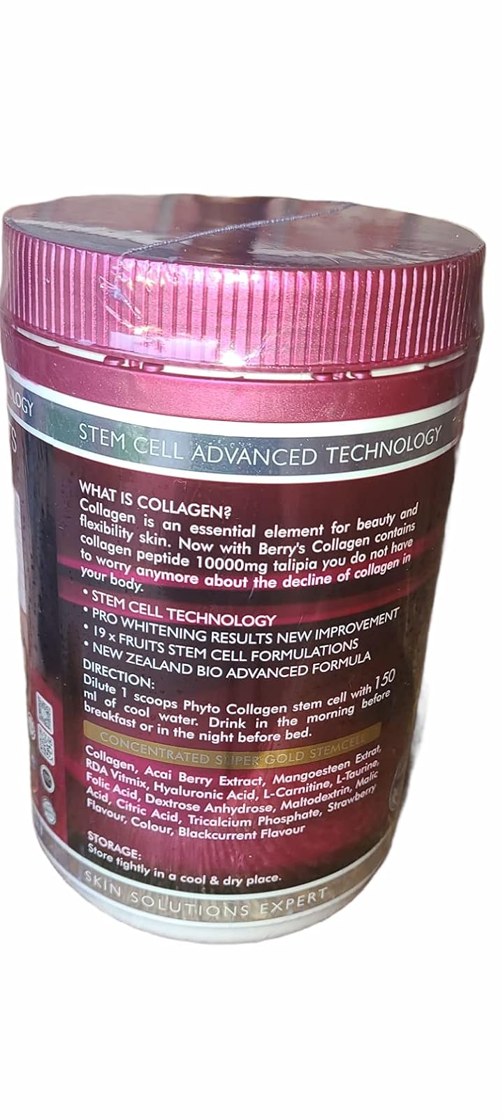 Stem cell collagen capsules for beauty
