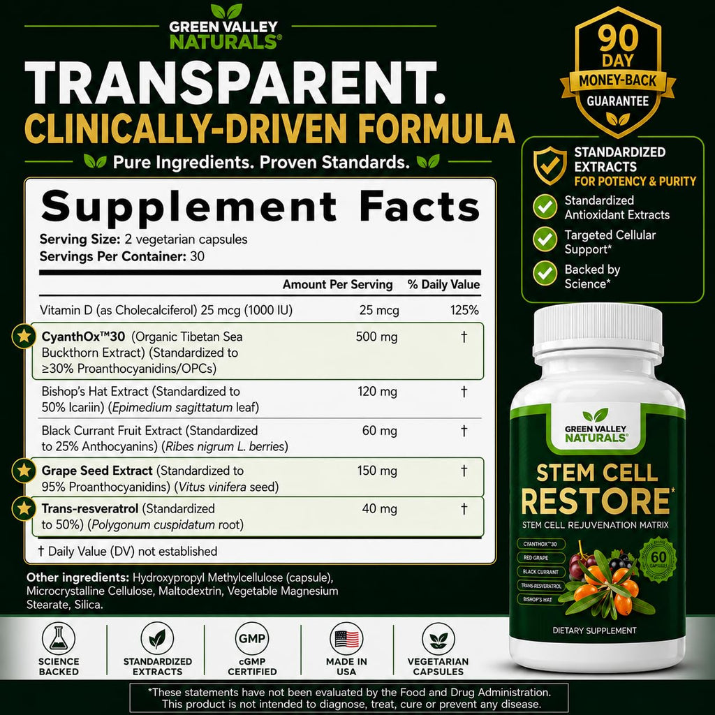 stem cell restore for active seniors