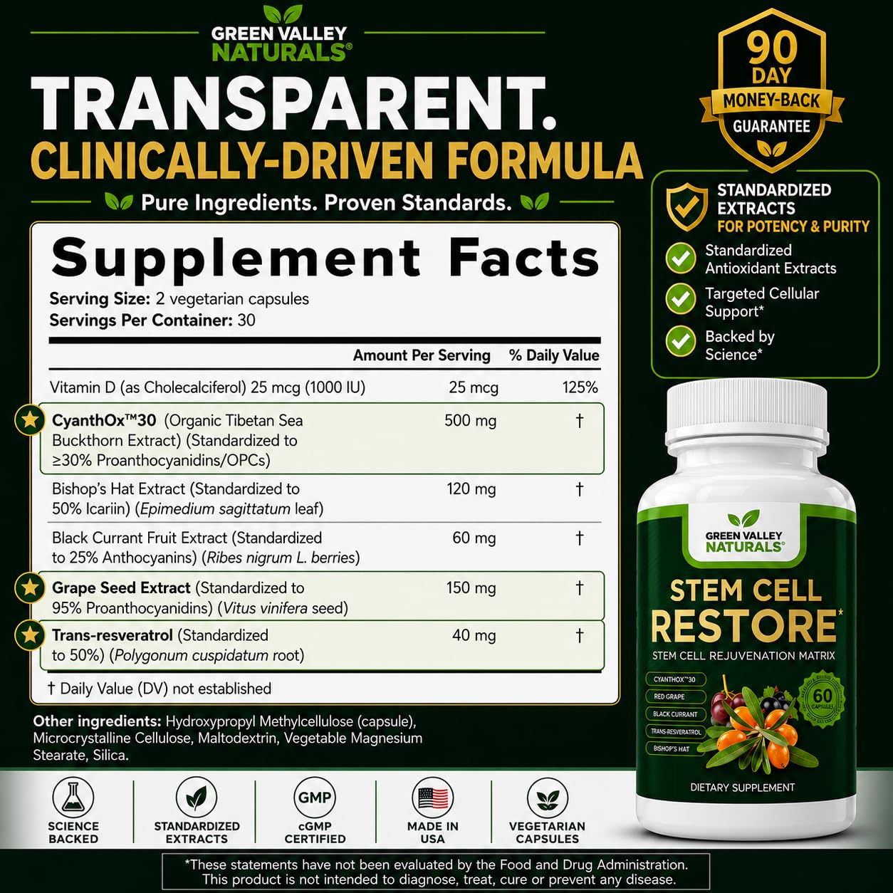 stem cell restore for active seniors
