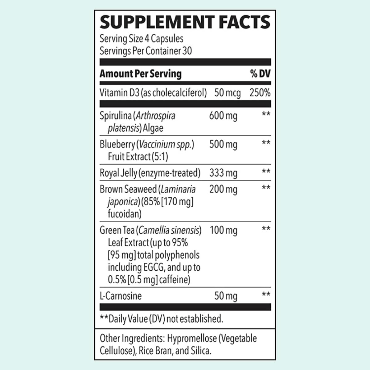 stem cell support supplement for vitality