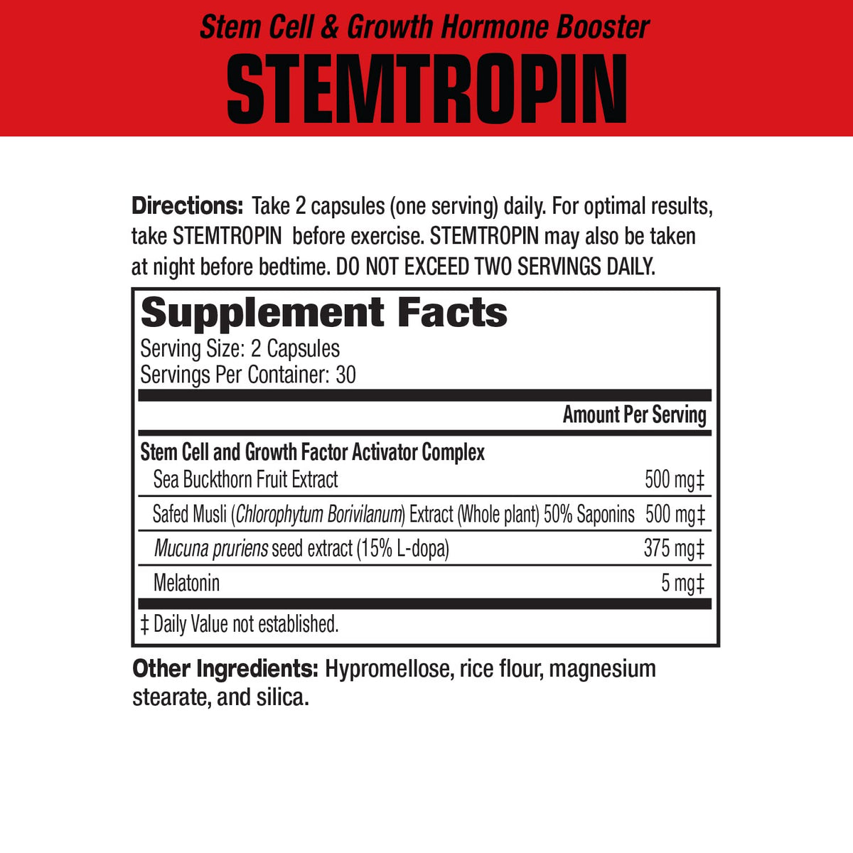 StemTROPIN growth factor booster benefits