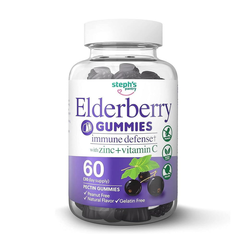 Steph's Pantry elderberry gummies for immunity