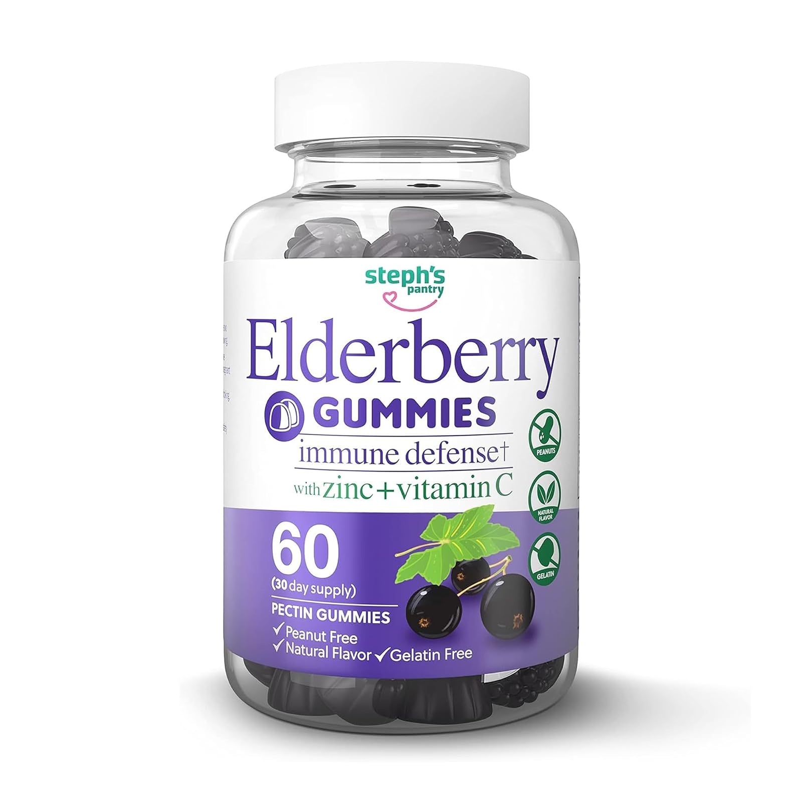 Steph's Pantry elderberry gummies for immunity