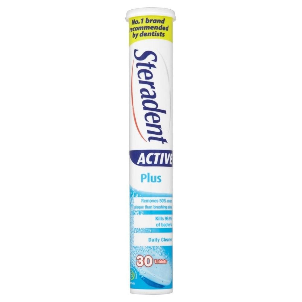 Steradent Active Plus whitening tablets