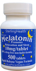 SterlingHealth melatonin quick dissolve tablets