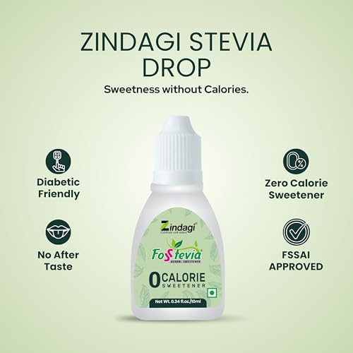 stevia drops for a guilt-free sweet taste