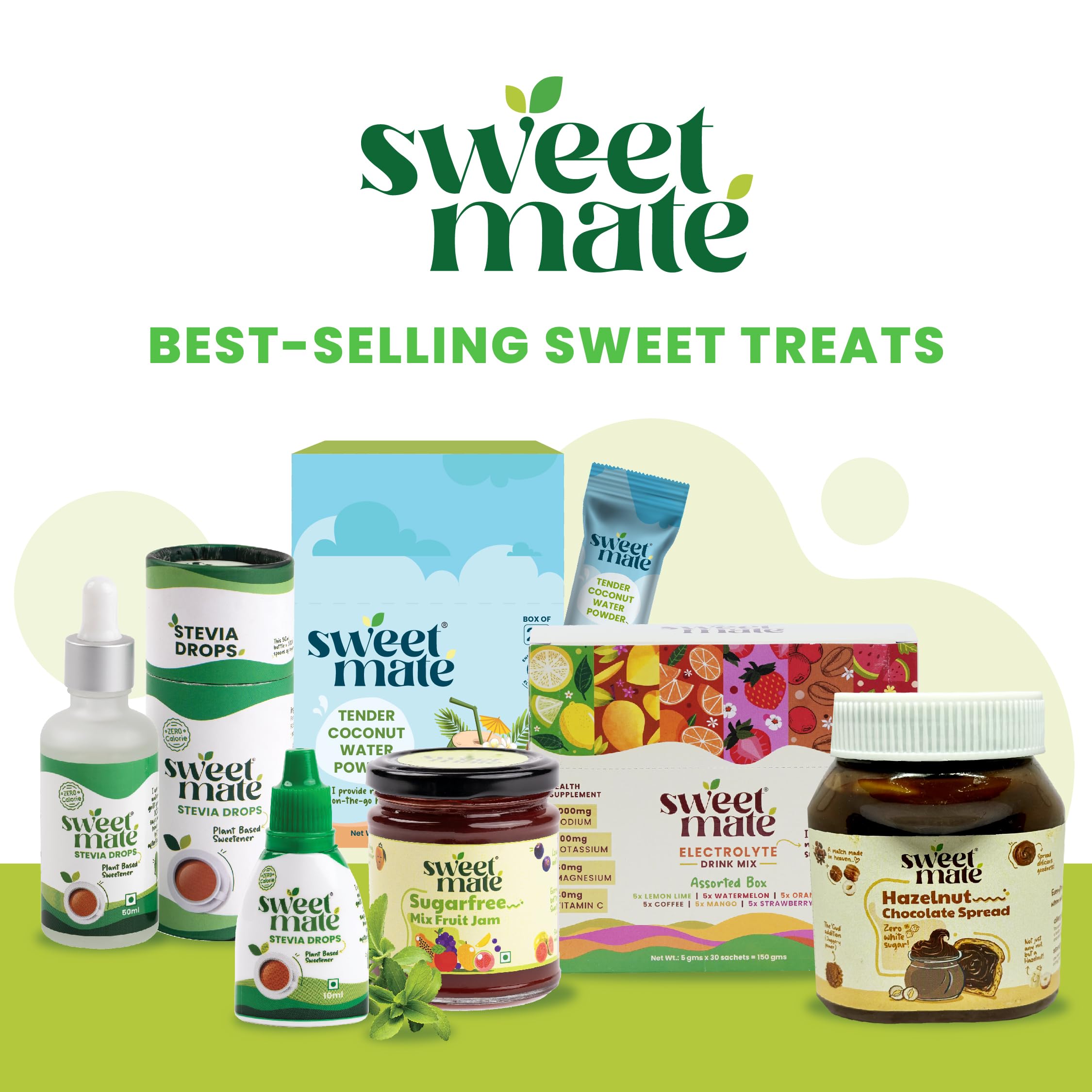 stevia drops for low-calorie snacks