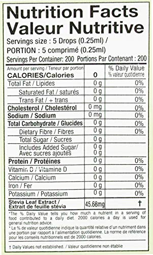 stevia drops for weight management