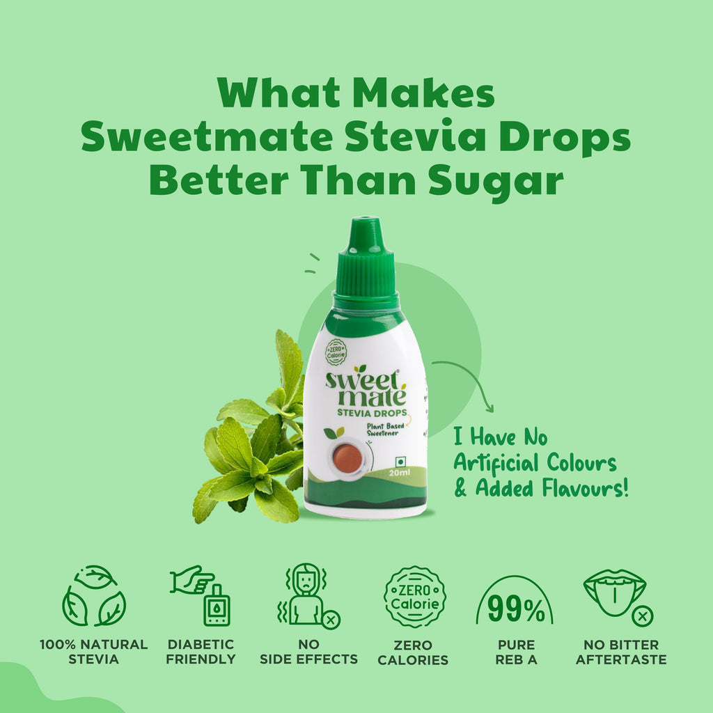 stevia drops with free tablet offer