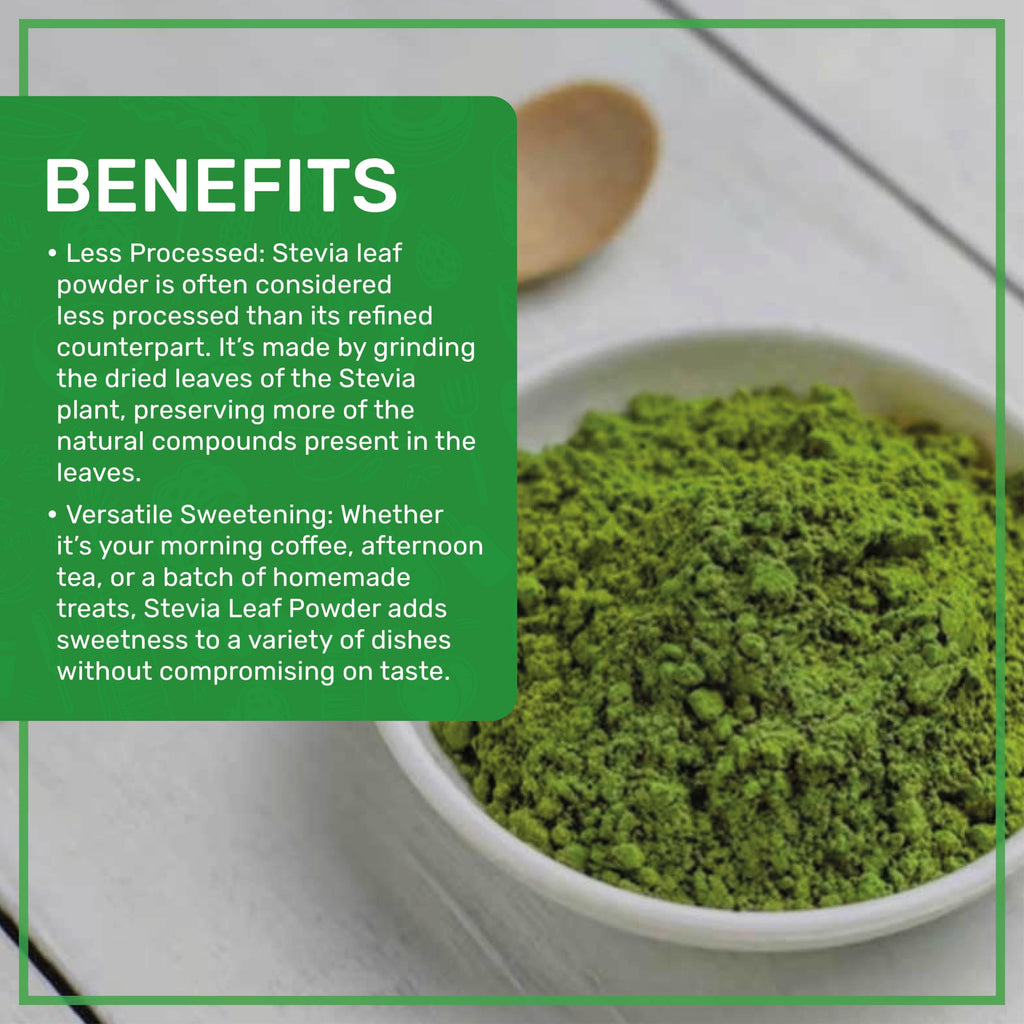 stevia leaf powder for beverages