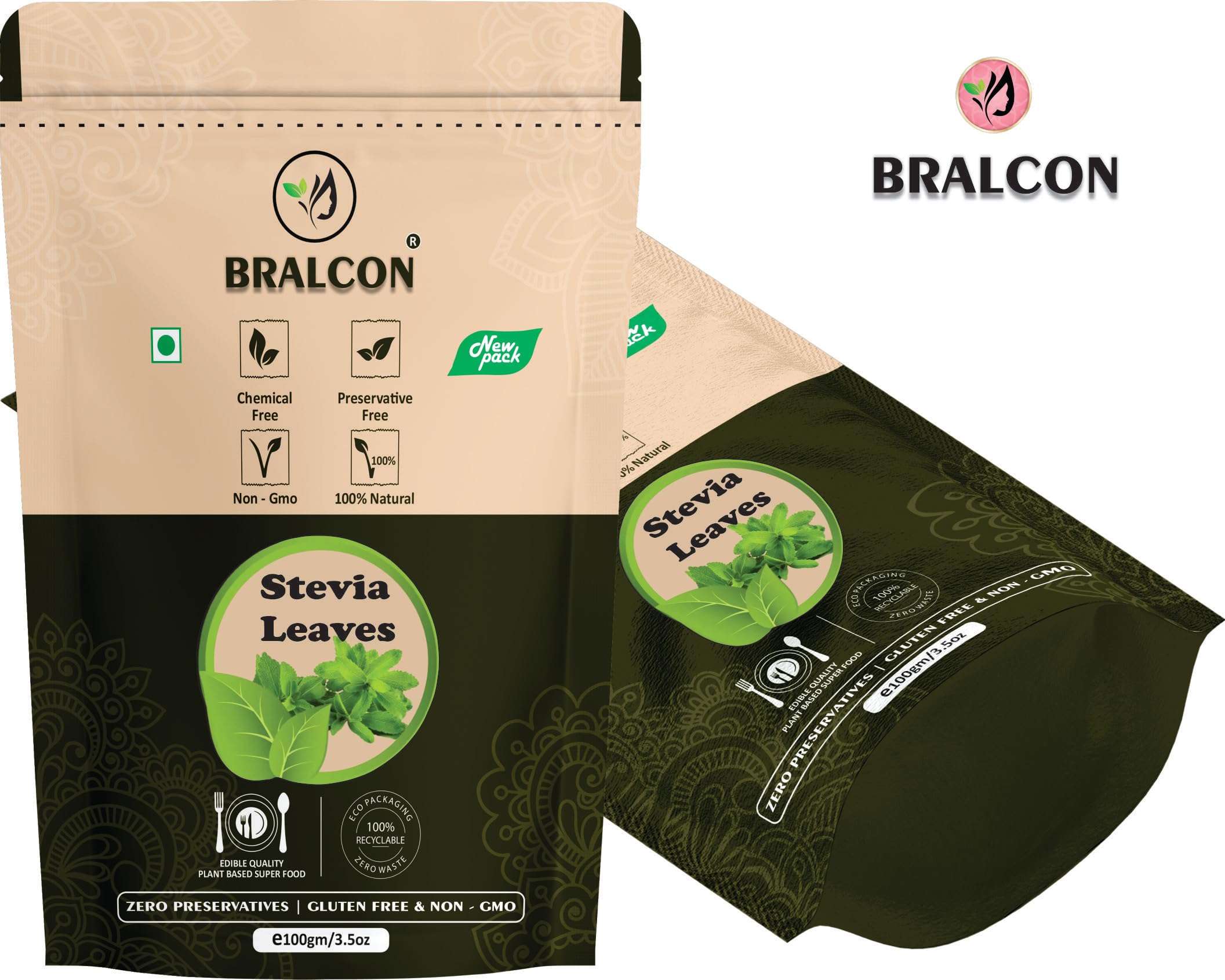 stevia leaves with no artificial additives