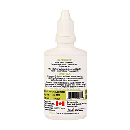 stevia liquid for coffee and tea