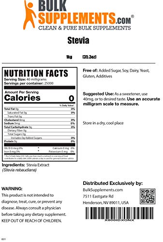 stevia powder for low-calorie beverages