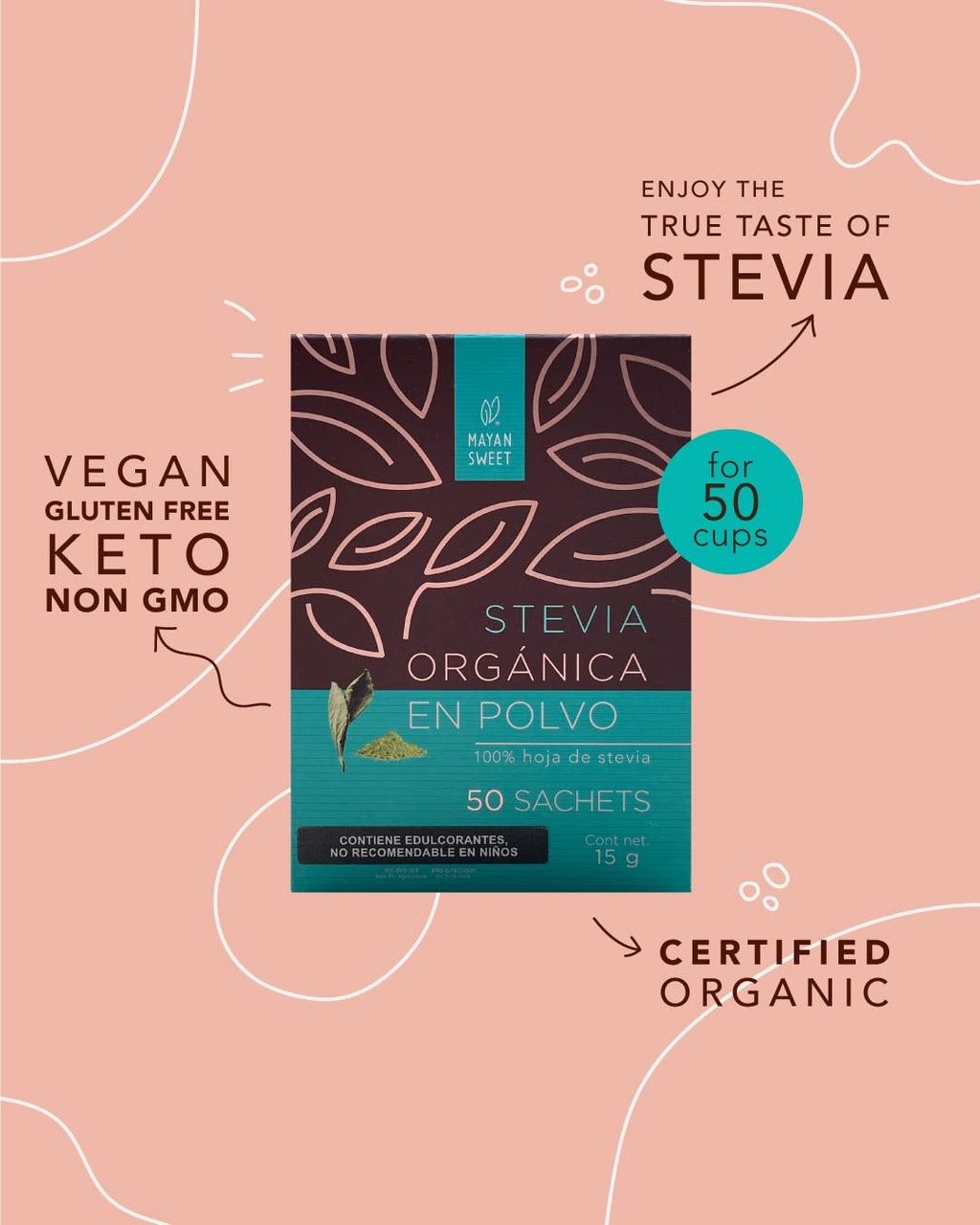 stevia sachets for on-the-go sweetness