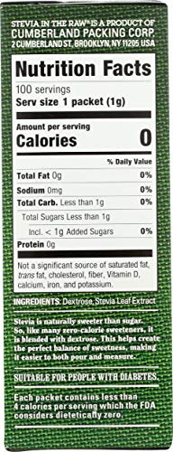 stevia sweet taste without calories