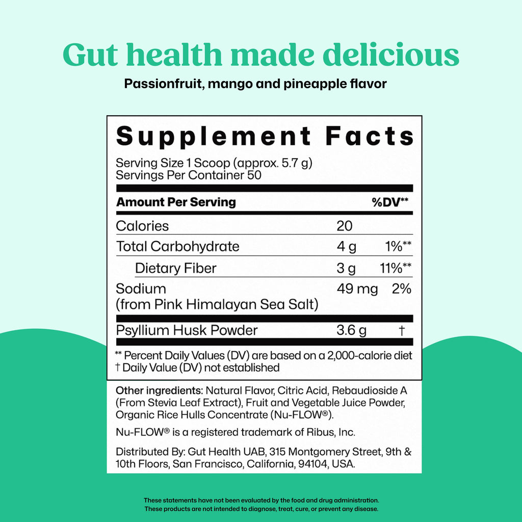 Stevia sweetened fiber drink